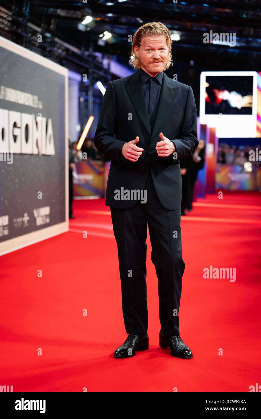 Jesse Plemons poses for photographers upon arrival at the premiere of ...