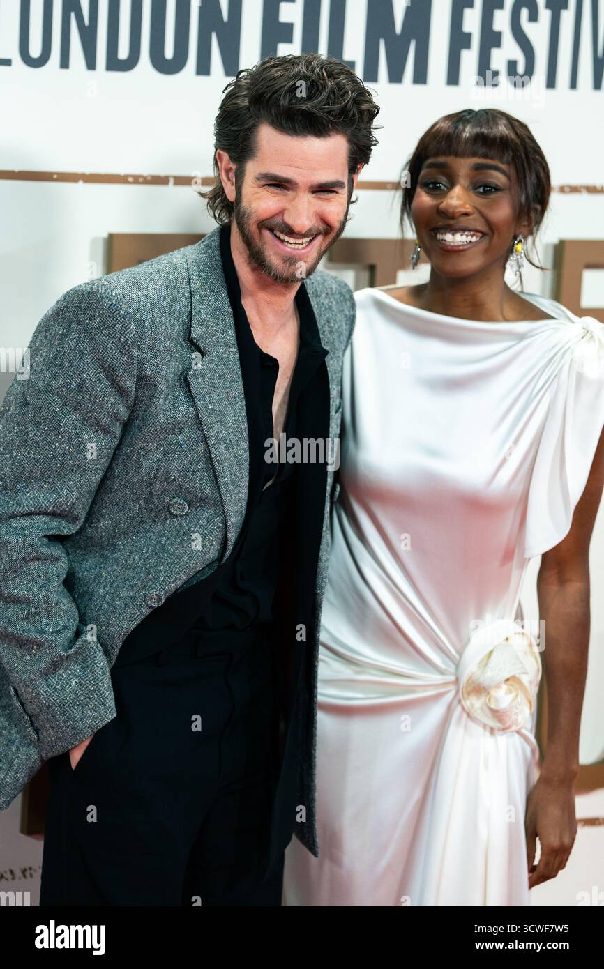 Andrew Garfield and Ayo Edebiri attend the "After the Hunt" Headline ...