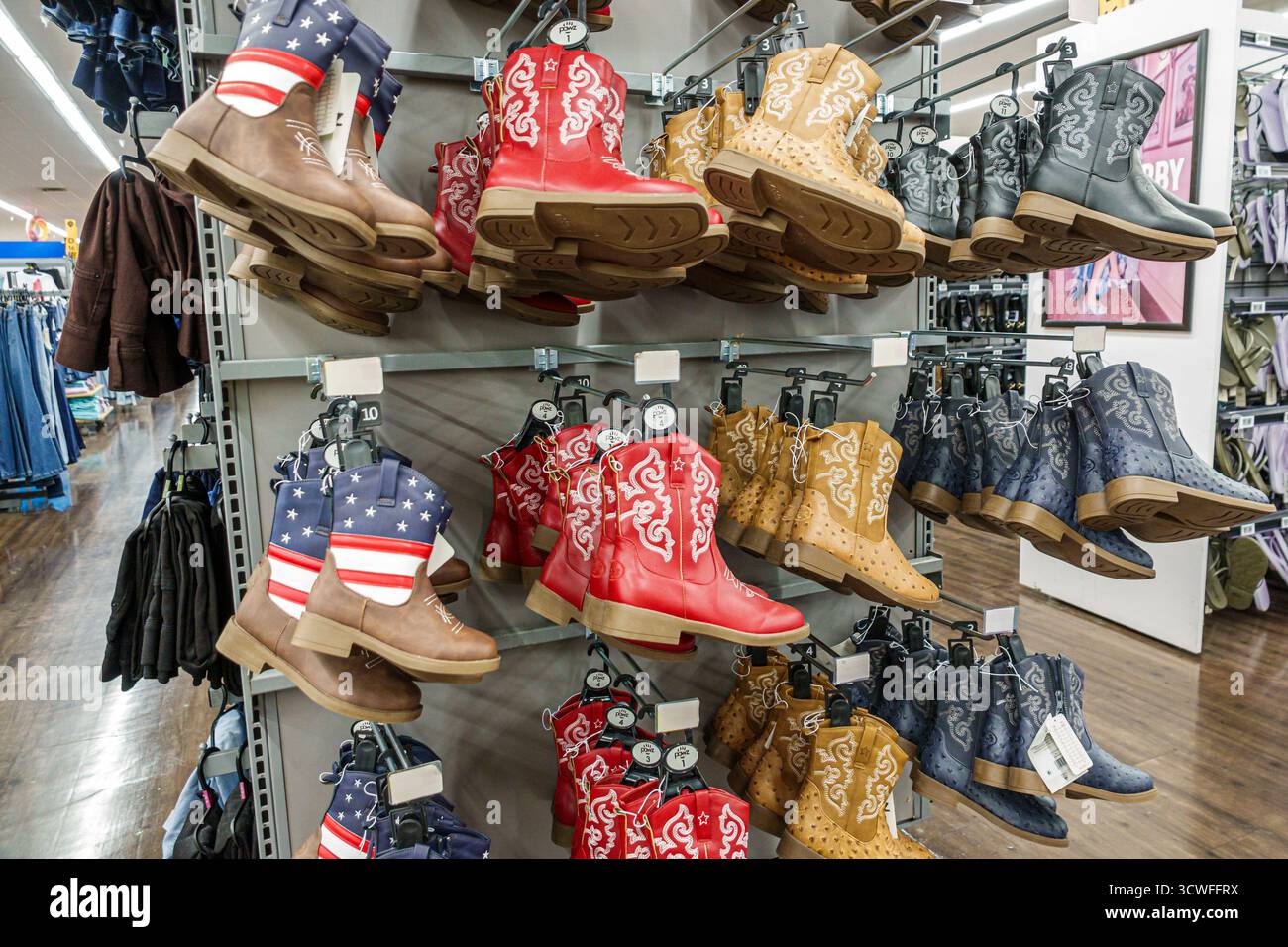 Western cowboy boots red blue brown designs hi-res stock photography ...