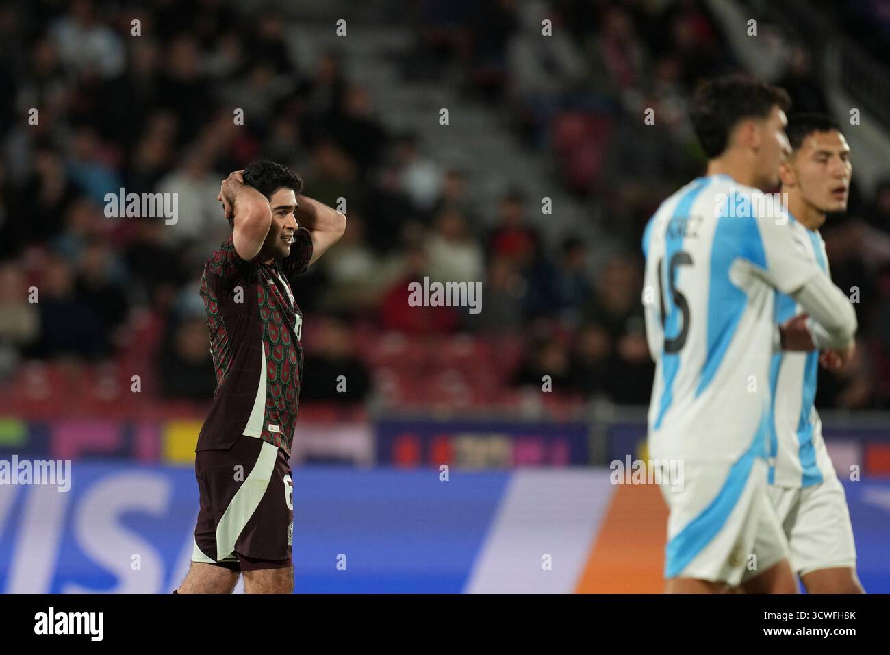 Mexico's Cesar Garza reacts during a FIFA U-20 World Cup quater-final ...