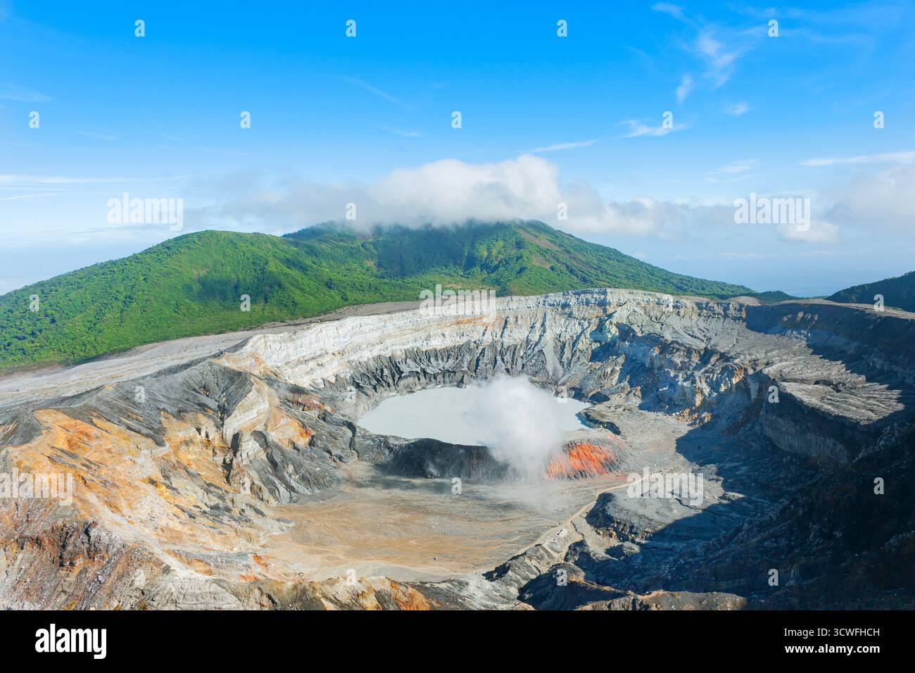 Poas volcano, Poas National Park, Costa Rica, Central America Stock ...