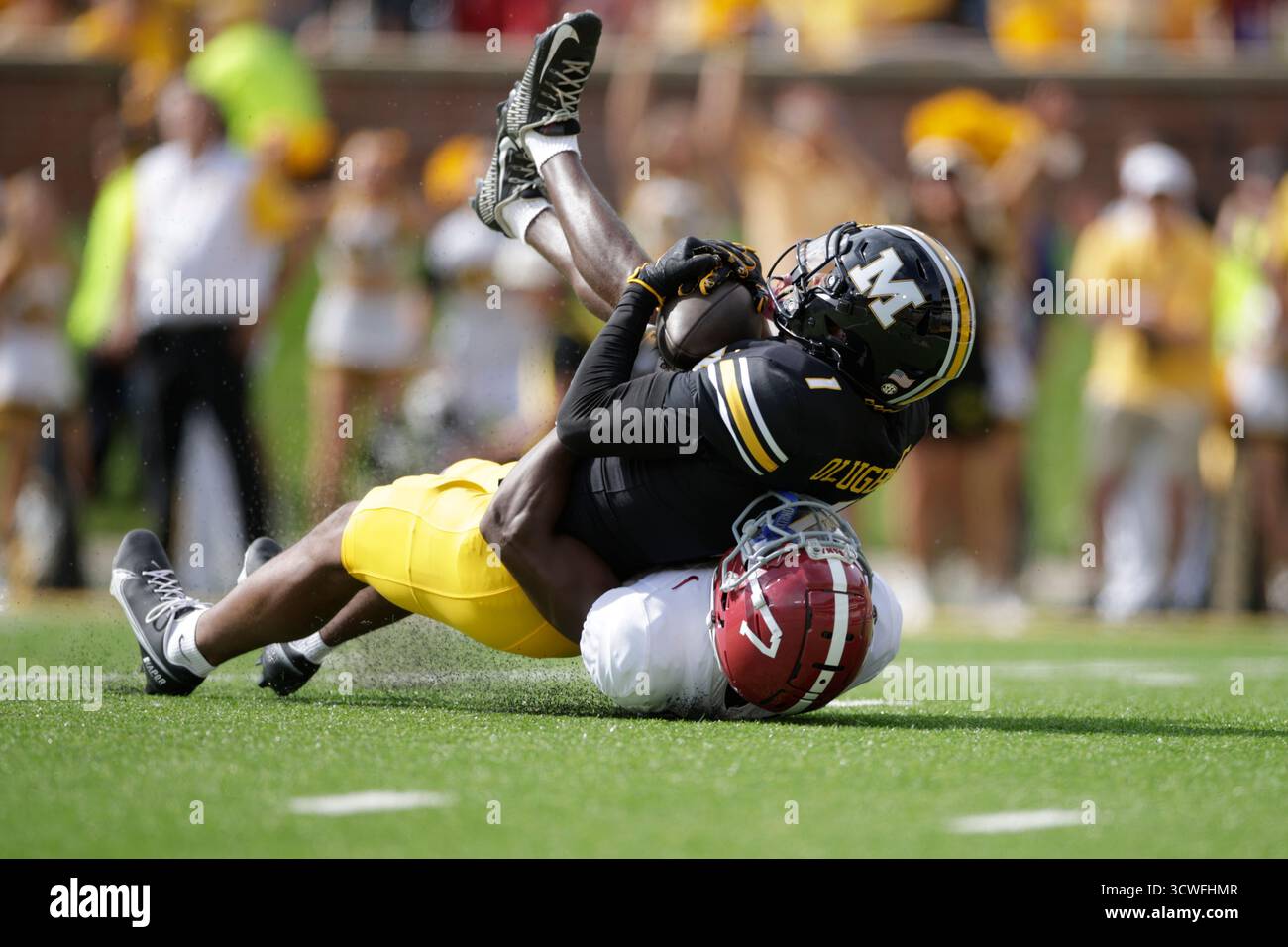 Columbia, MO. USA: Missouri Tigers wide receiver Donovan Olugbode (1 ...