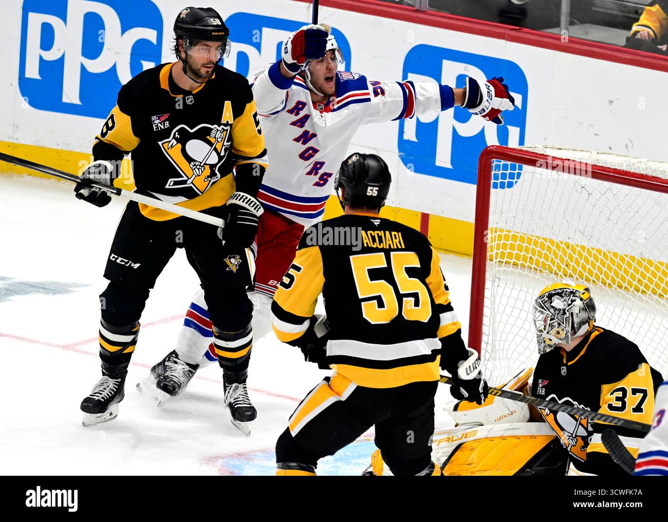 Pittsburgh, United States. 11th Oct, 2025. Pittsburgh Penguins ...