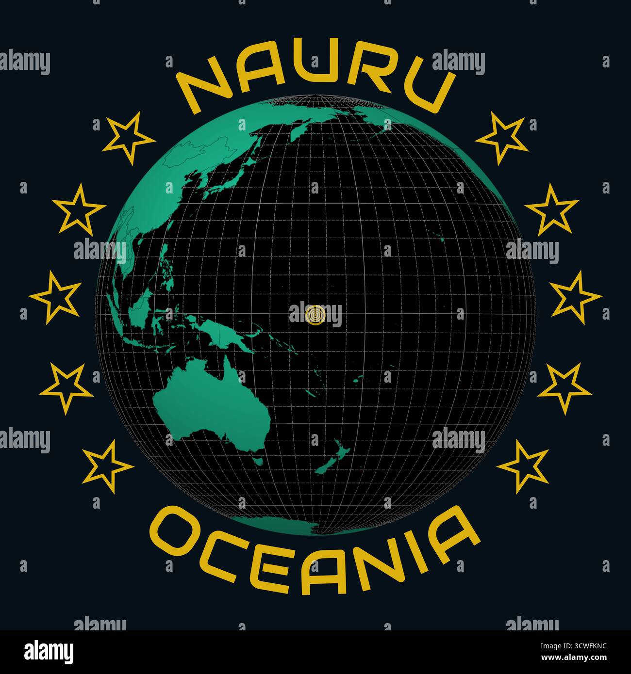 Nauru colors Stock Vector Images - Alamy