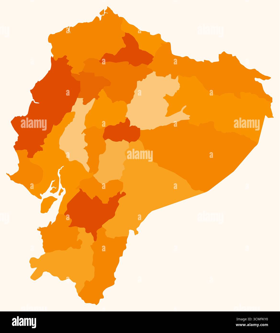 Blank ecuador map hi-res stock photography and images - Alamy