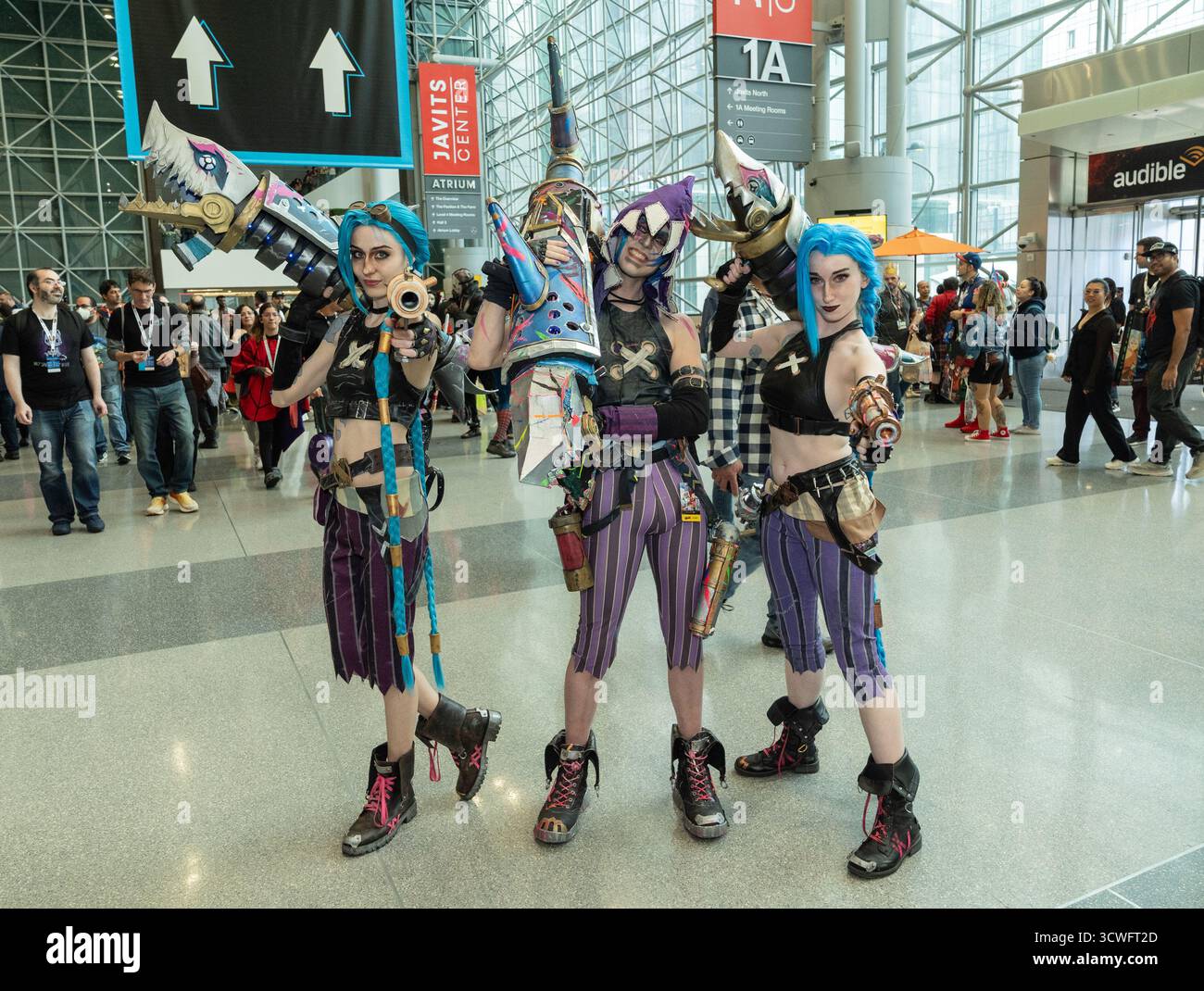 A cosplayer attends New York Comic Con 2025 at Jacob Javits Convention ...