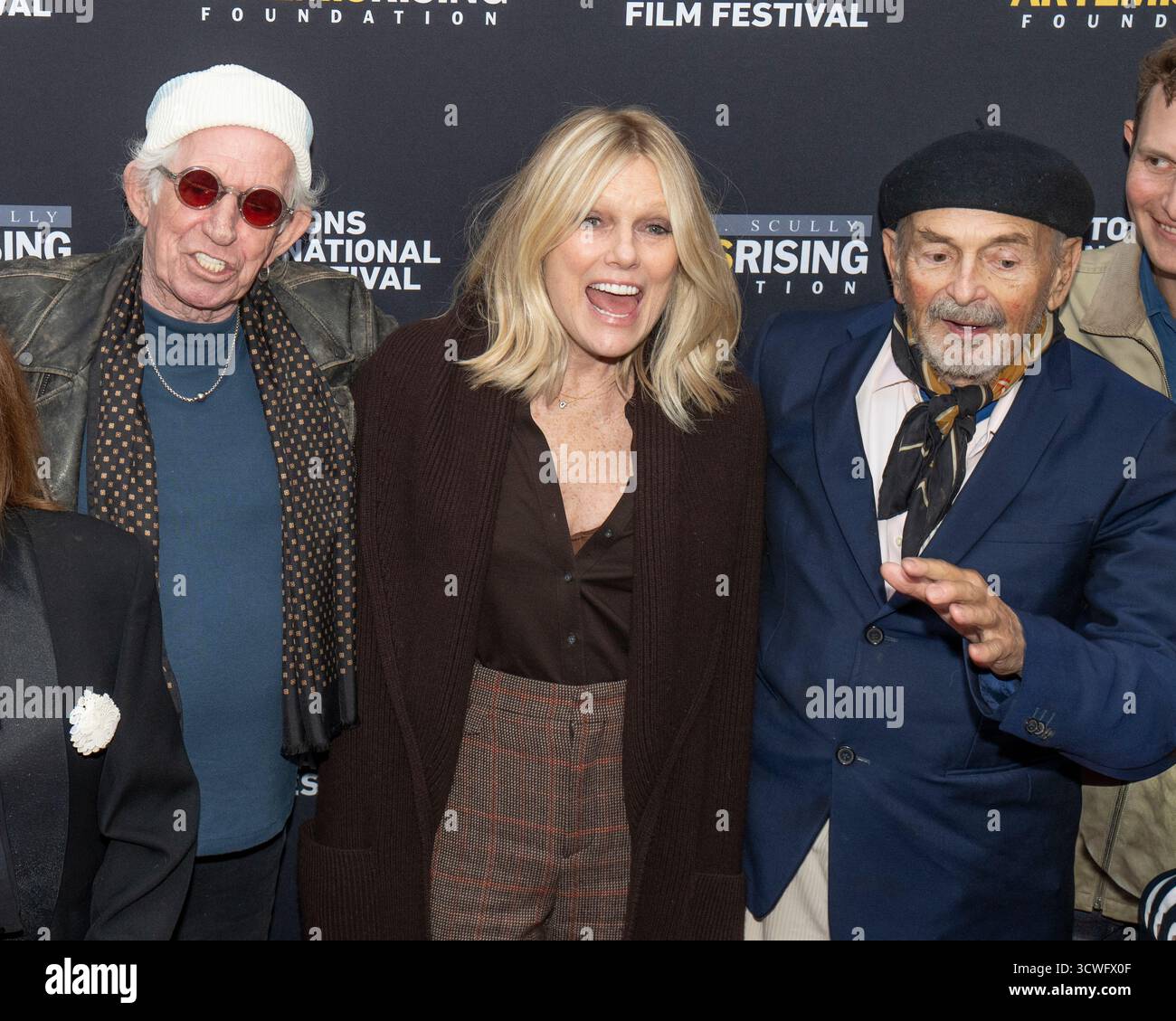 Keith Richards, Patti Hansen, Arthur Elgort attends Hamptons ...