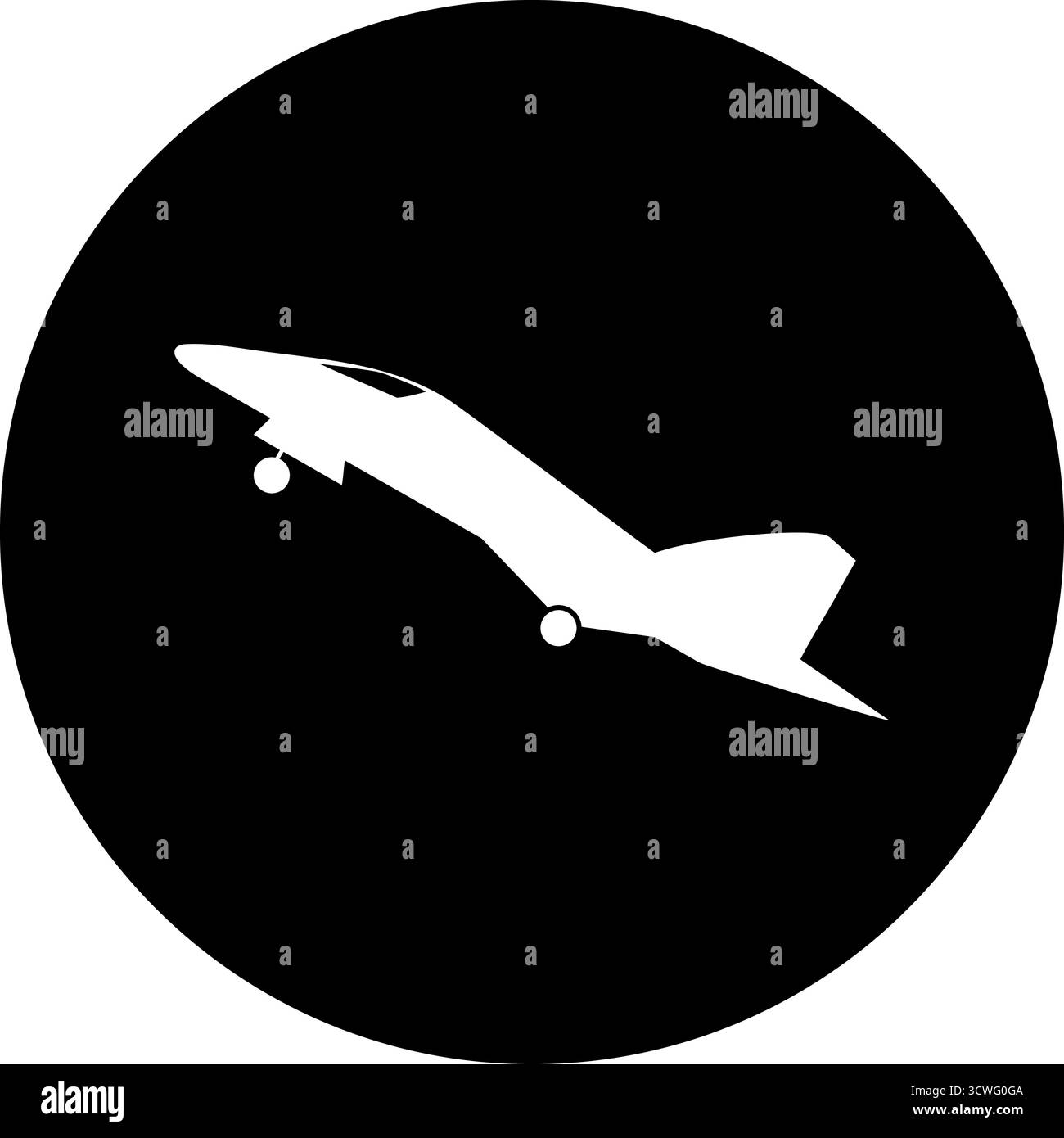 Taking off airport Stock Vector Images - Alamy