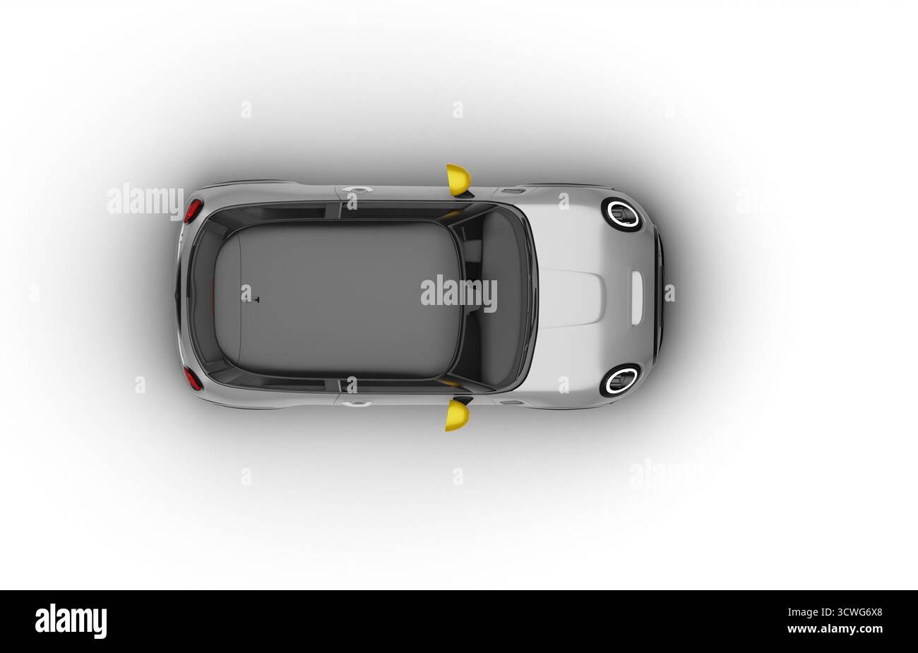 Minimal top down view Cut Out Stock Images & Pictures - Alamy