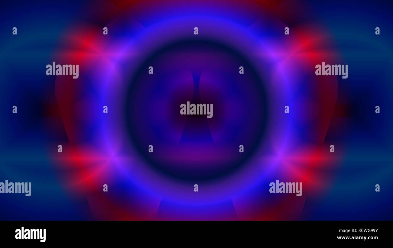 Dark abstract radial neon rings blur background Stock Vector Image ...