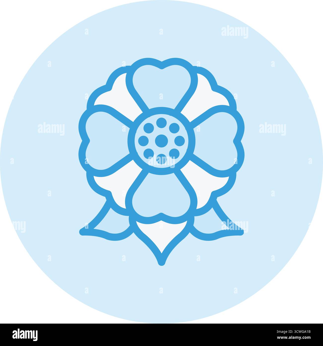 Shaped flower logo design Stock Vector Images - Alamy