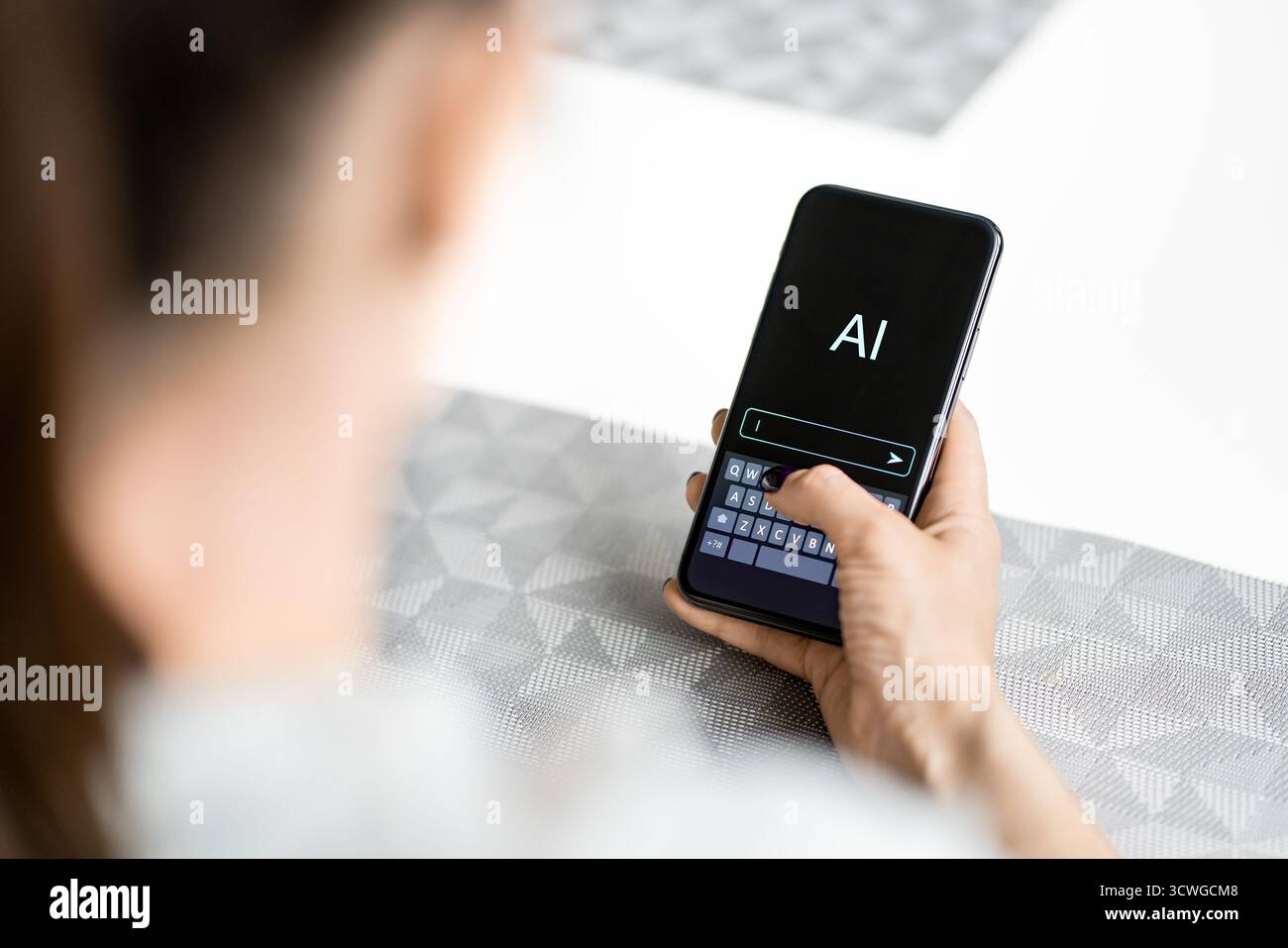 In mobile app ai chat hi-res stock photography and images - Alamy