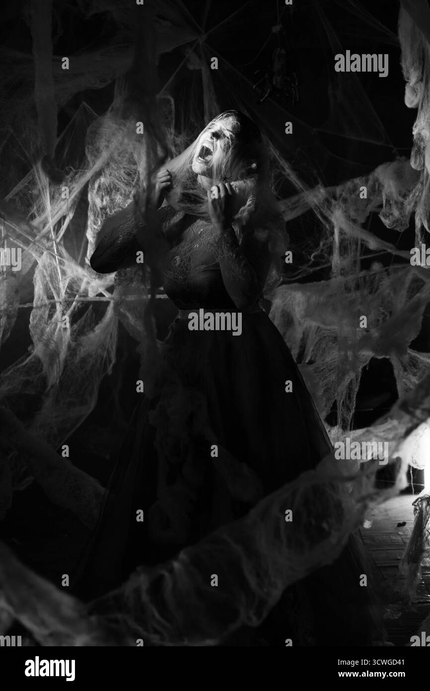 Shout web Black and White Stock Photos & Images - Alamy