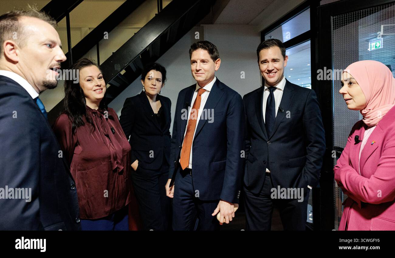 HILVERSUM – Sebastiaan Stöteler (PVV), Annabel Nanninga (JA21), Hanneke ...
