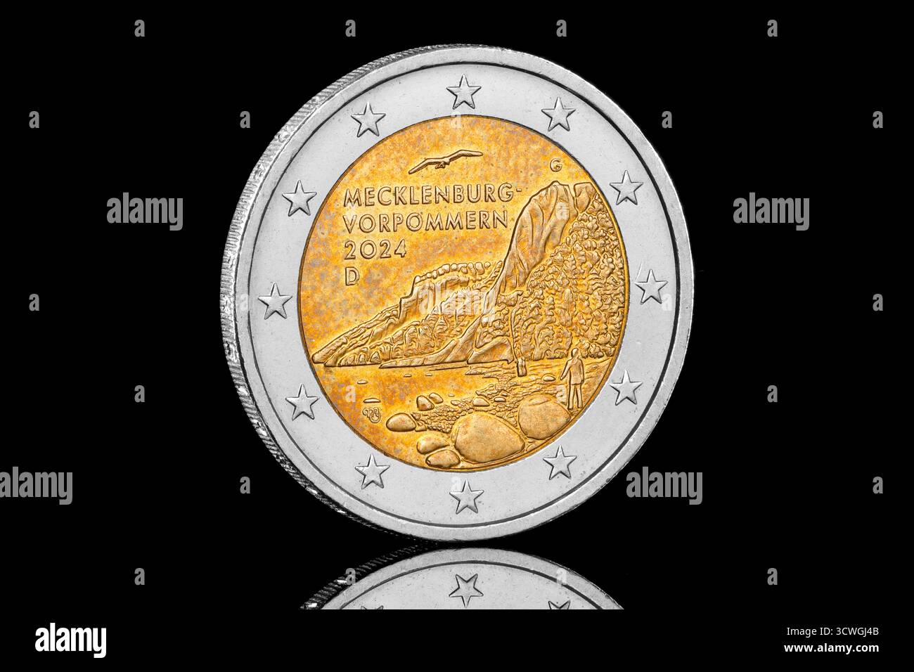 2024 german 2 euro coin hi-res stock photography and images - Alamy