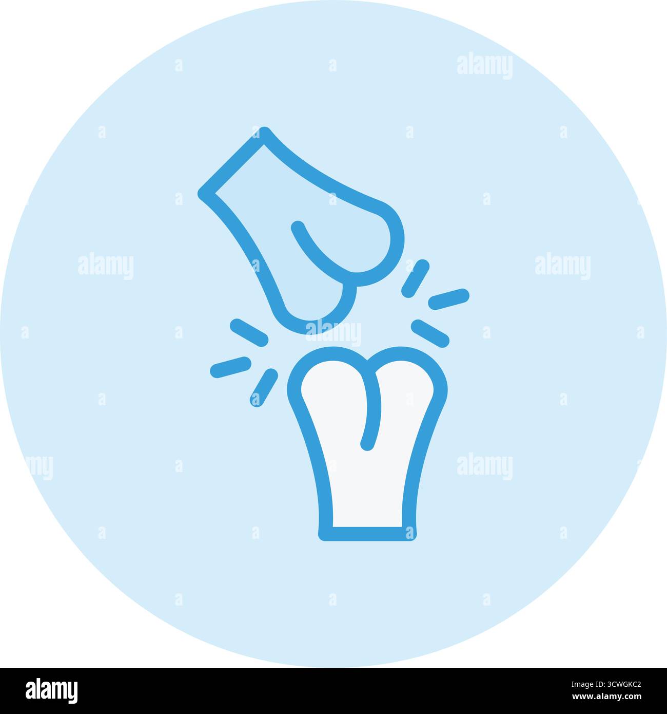 Bones joint vector icon Stock Vector Images - Alamy