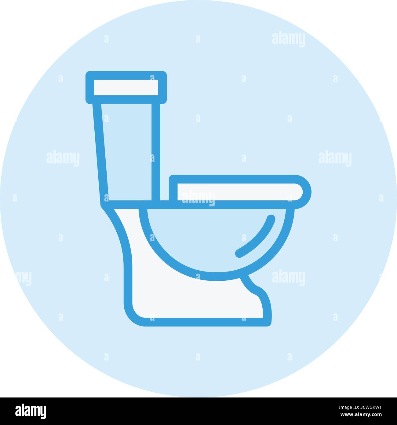 Modern restroom icons Cut Out Stock Images & Pictures - Alamy