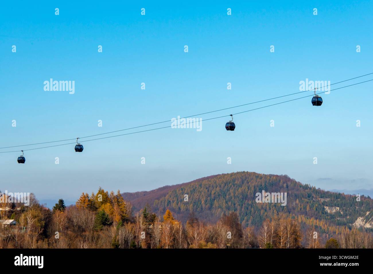 Solina Cable Car - Poland Stock Photo - Alamy