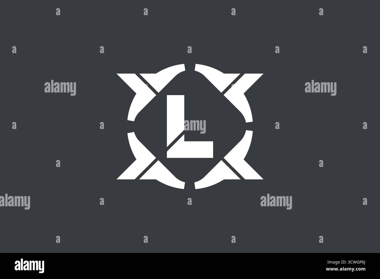 Modern l logo design hi-res stock photography and images - Alamy