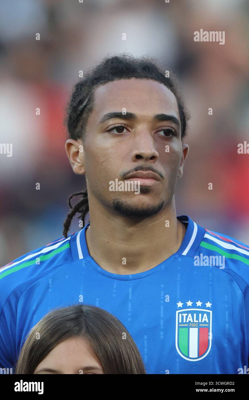 Luca Koleosho (Italy) during the UEFA qualification under 21 soccer ...