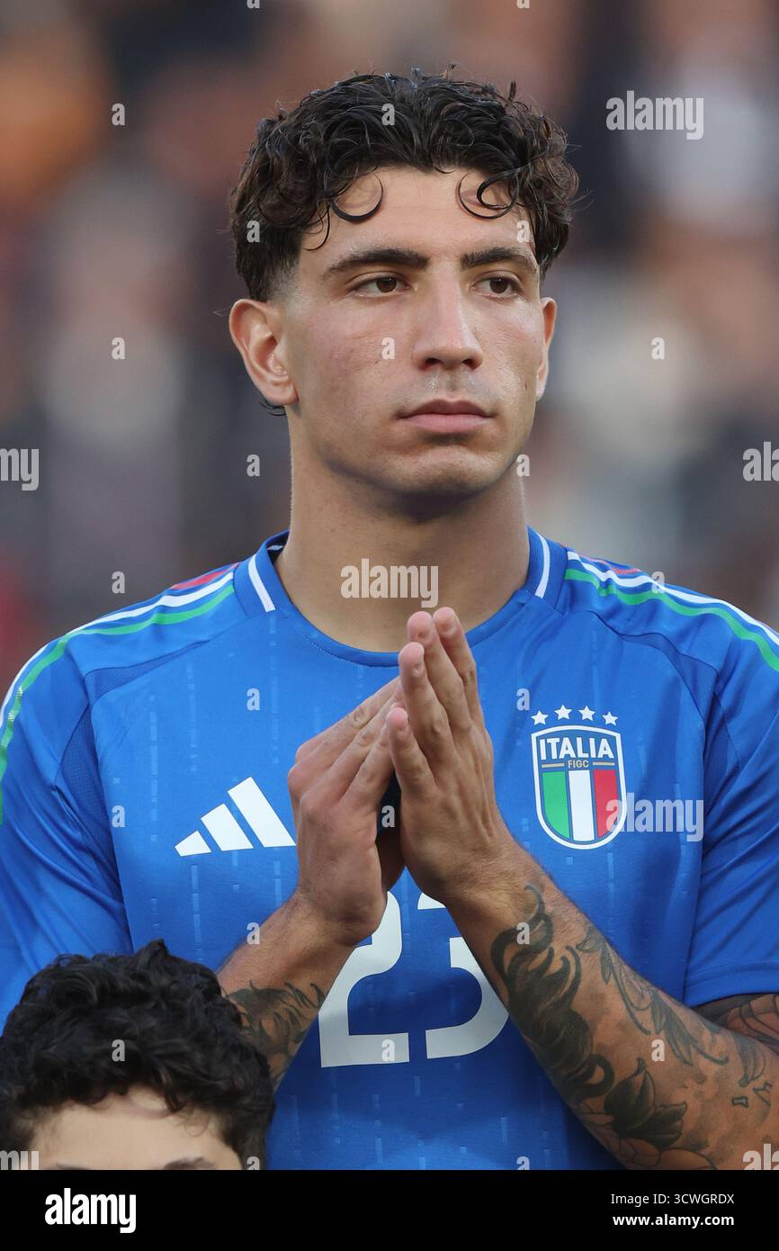 Luca Marianucci (Italy) during the UEFA qualification under 21 soccer ...