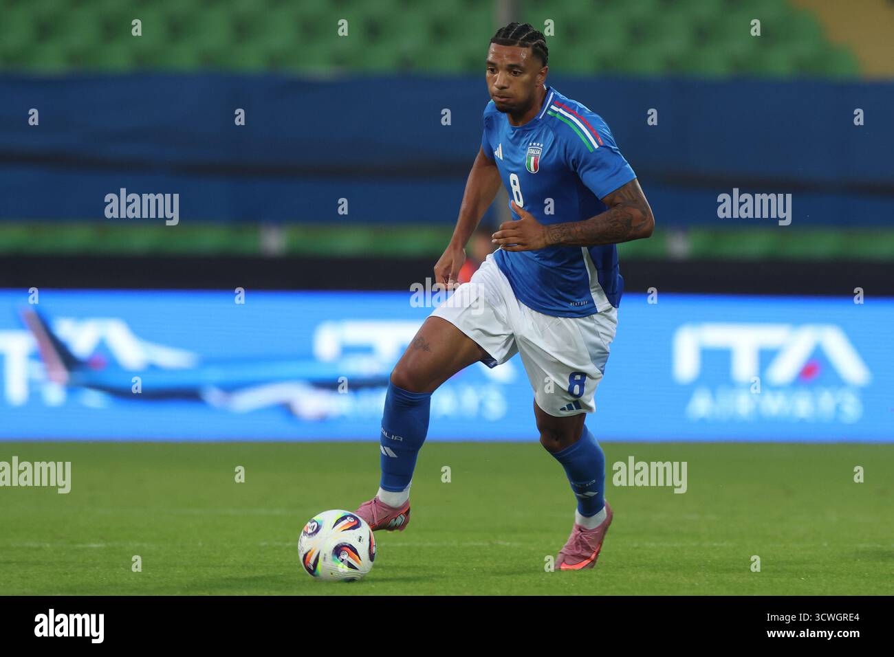 Cher Ndour (Italy) during the UEFA qualification under 21 soccer match ...