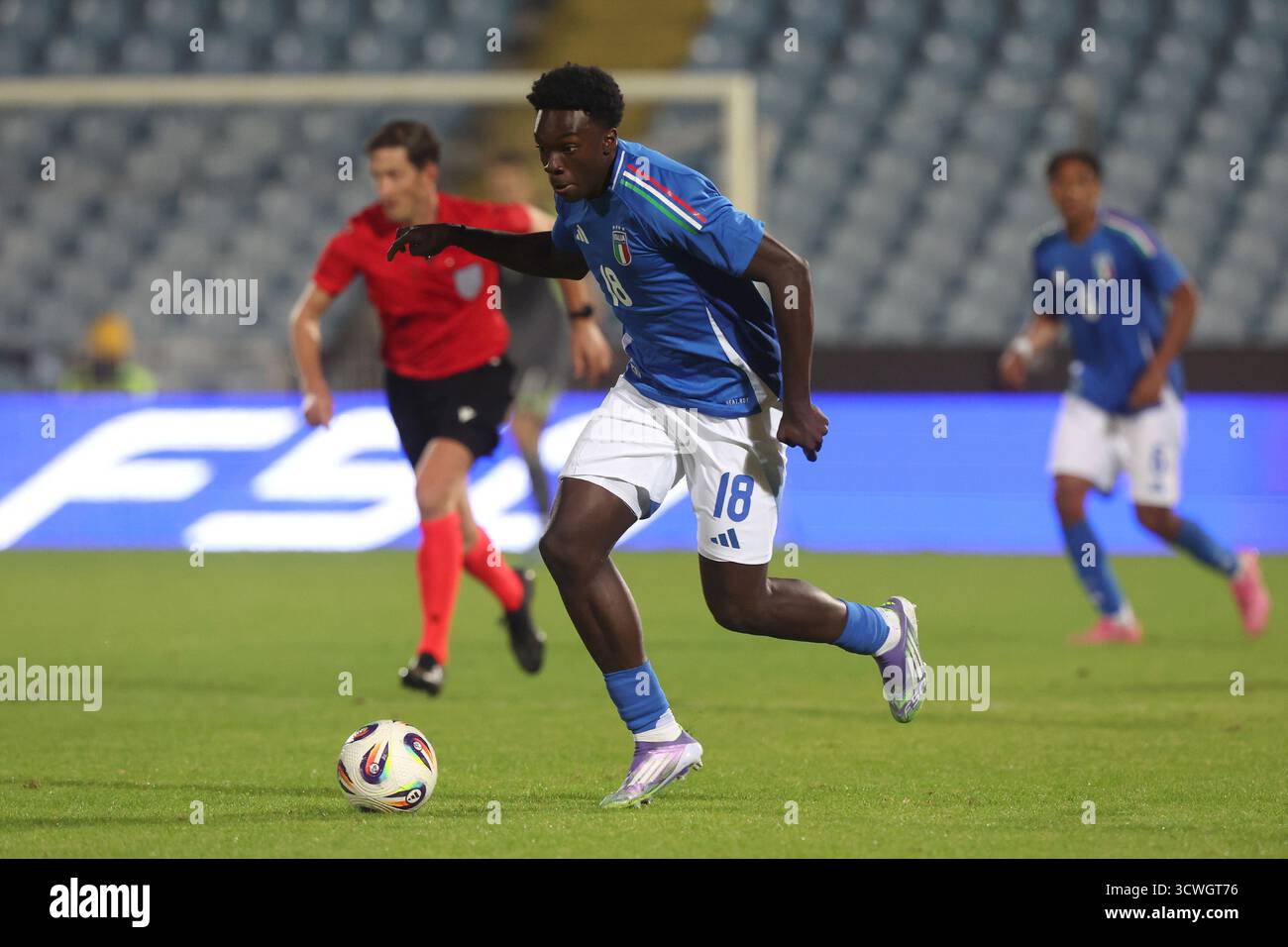 Jeff Ekhator (Italy) during the UEFA qualification under 21 soccer ...