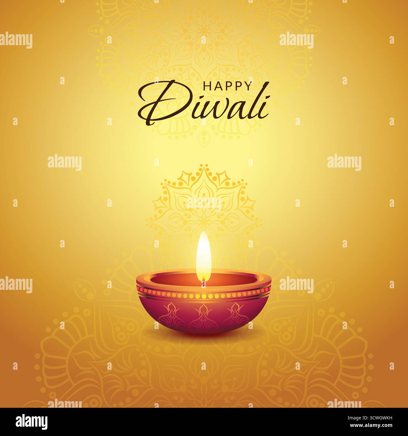 Happy diwali religious traditional festival card background Stock ...