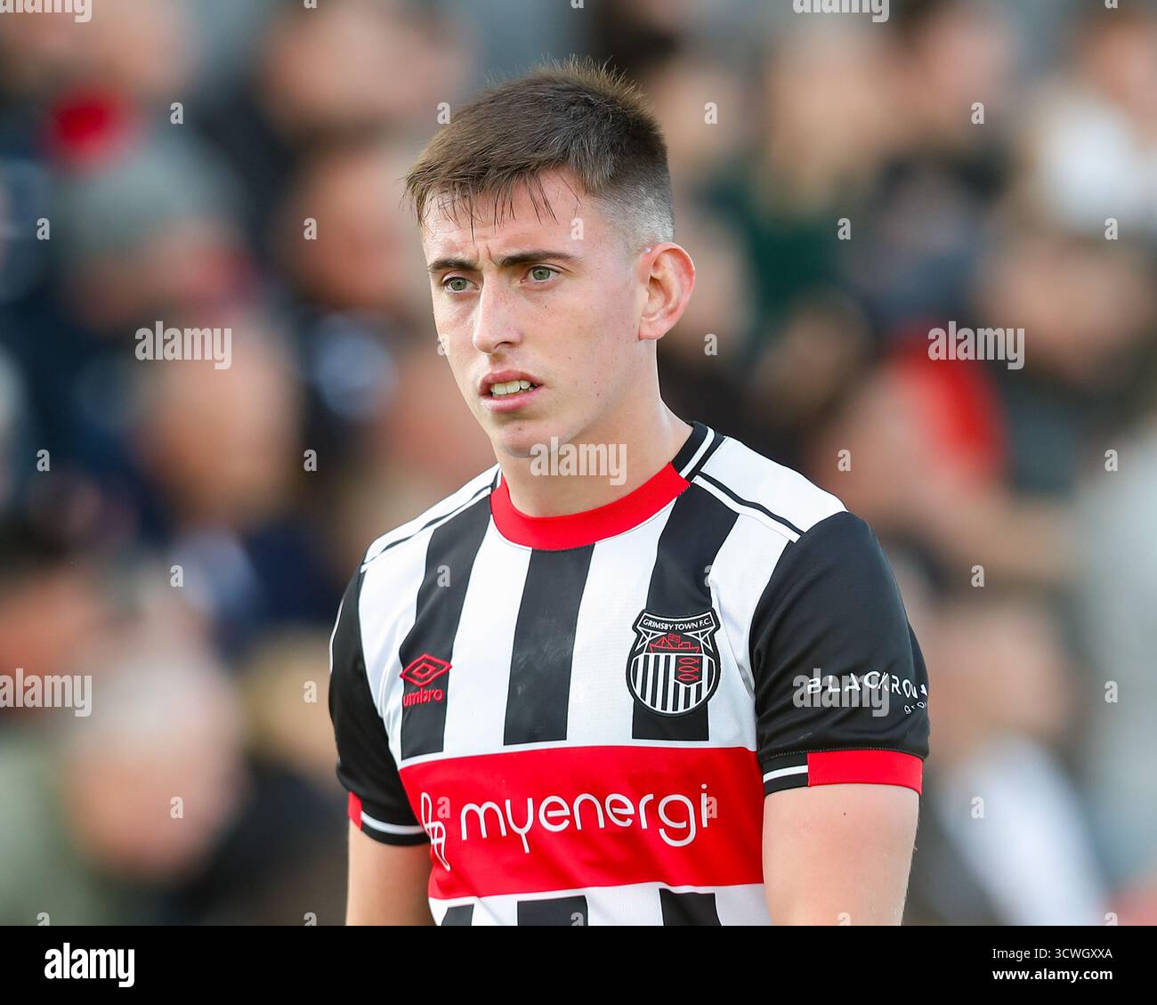 Cleethorpes, UK. 11th Oct, 2025. Darragh Burns Of Grimsby Town during ...