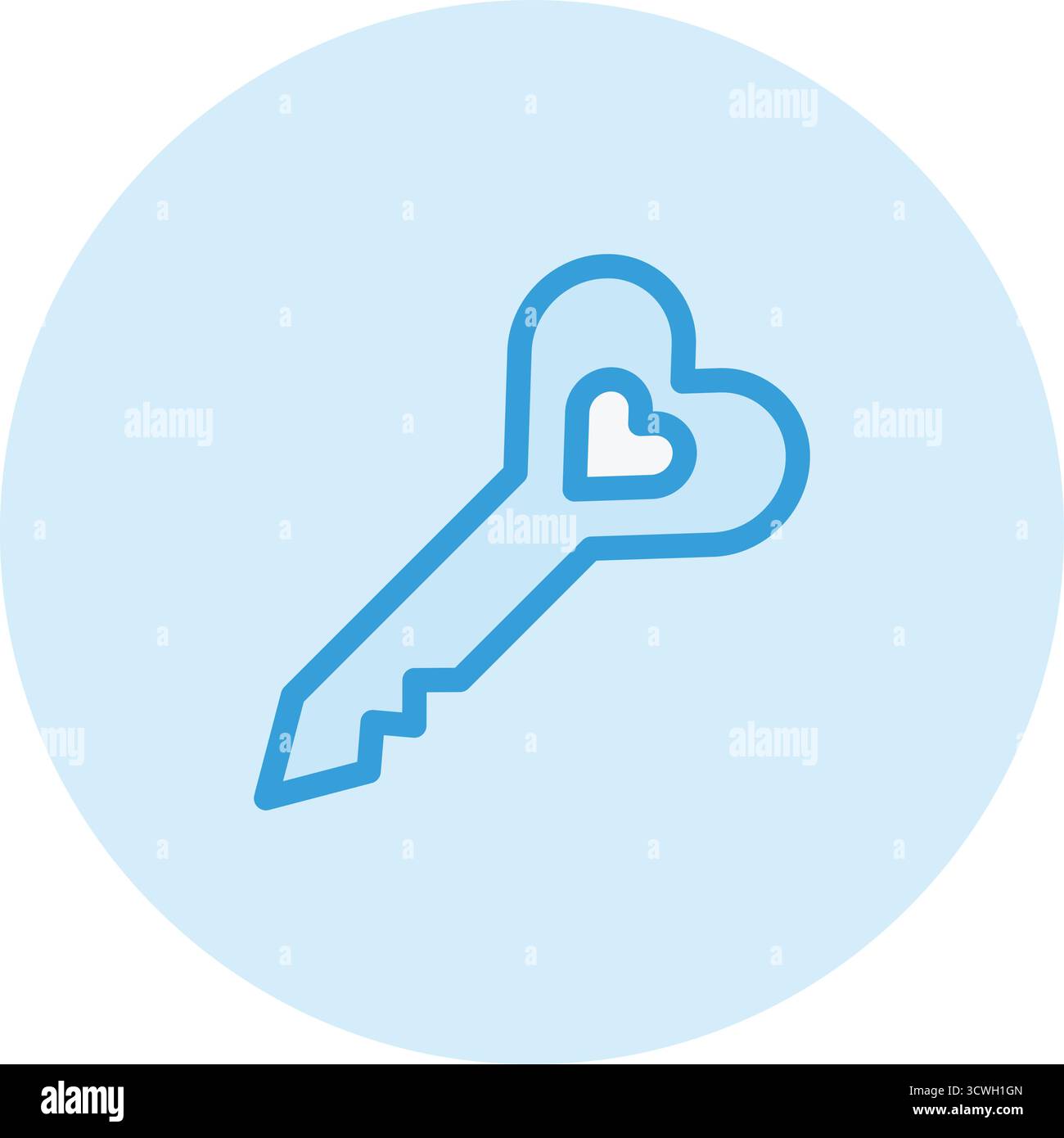Key shaped design Stock Vector Images - Alamy