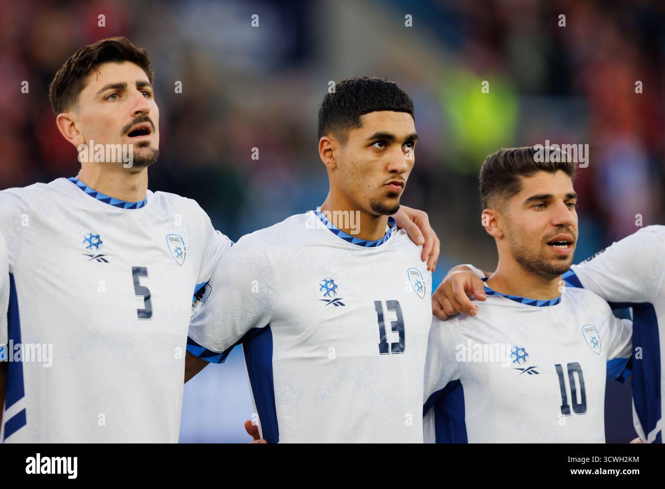 Oslo, Norway. 11th, October 2025. Anan Khalaili (13) of Israel seen ...