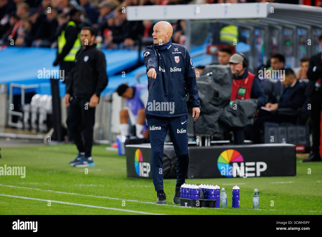 Oslo, Norway. 11th, October 2025. Head coach Staale Solbakken of Norway ...