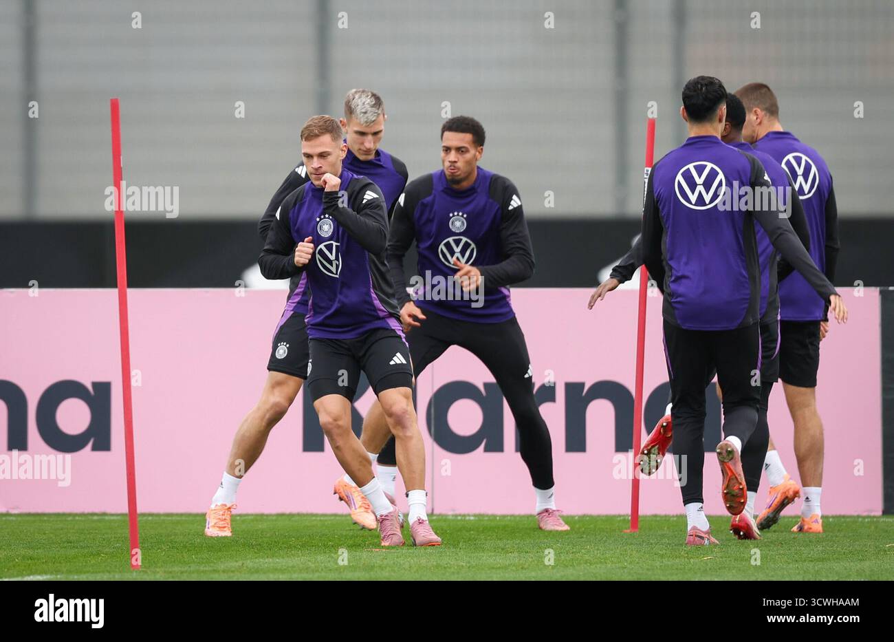 From left, Germany's Joshua Kimmich, Nico Schlotterbeck and Felix ...