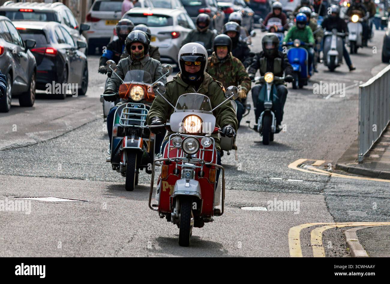 Ribble Valley Scooter Rally 2025 Stock Photo - Alamy
