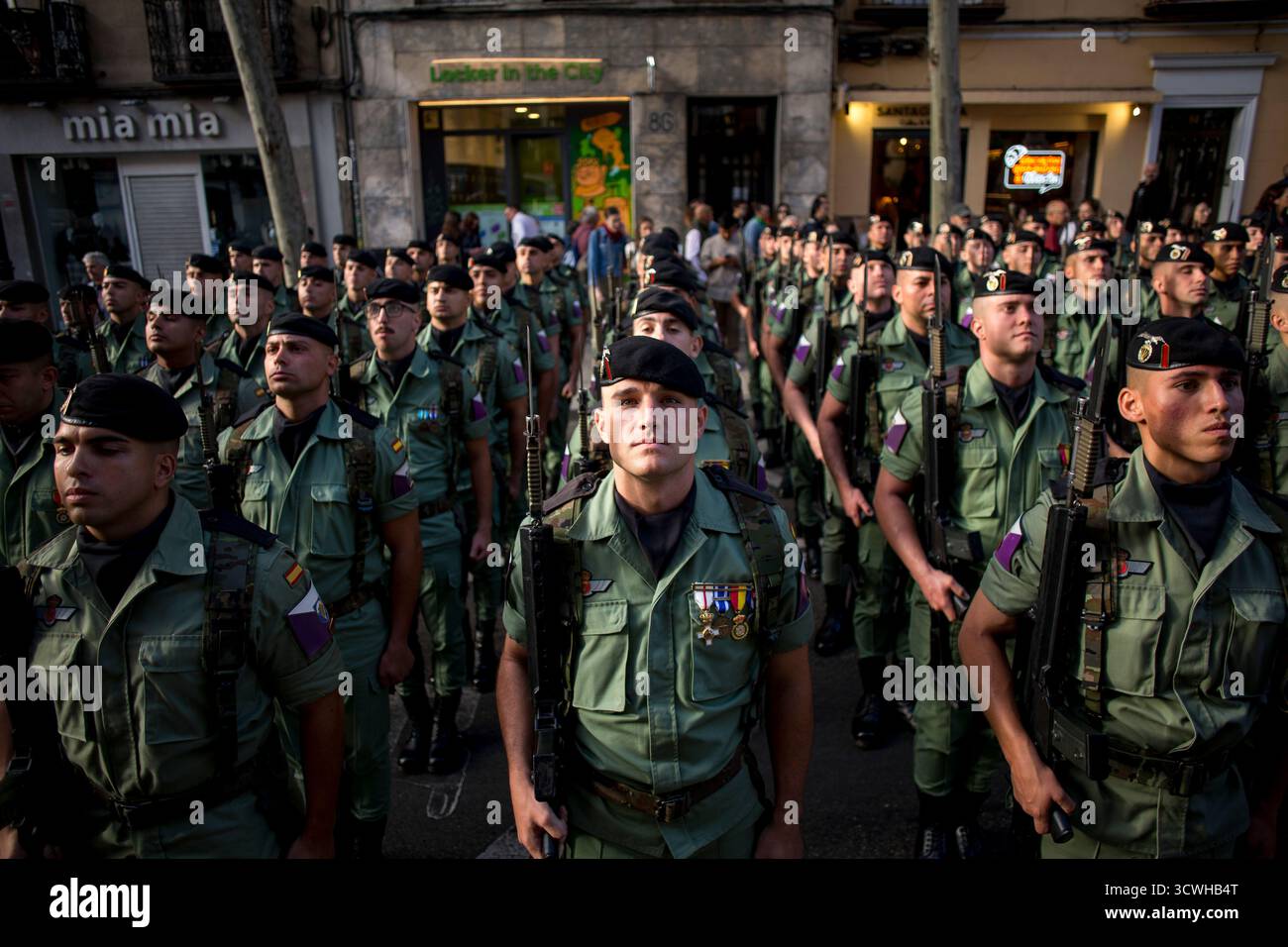 October 12, 2025, Madrid, Madrid, Spain: Members of the Spanish Army ...