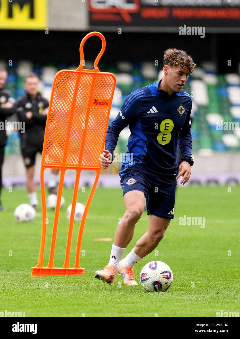 Northern Ireland's Dion Charles during a training session at the ...