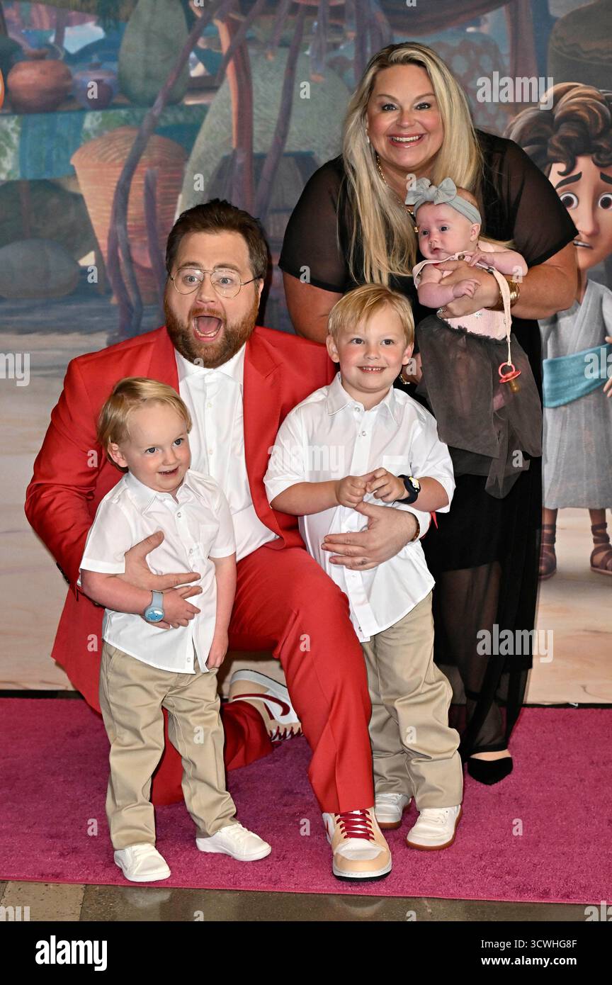 Paul Walter Hauser, Amy Elizabeth Boland, Jonah Hauser, Harris Hauser ...