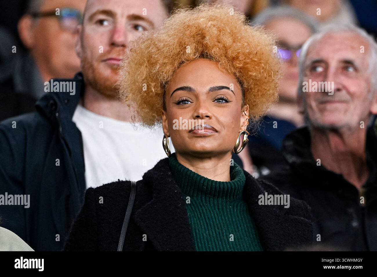 Former Miss France Alicia Aylies during the FIFA World Cup 2026 ...
