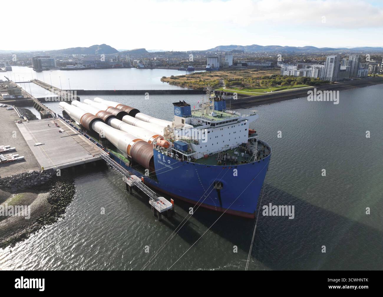 UK: Mv Xiang Tai Kou, Edinburgh, 12 October 2025 UK: Mv Xiang Tai Kou ...