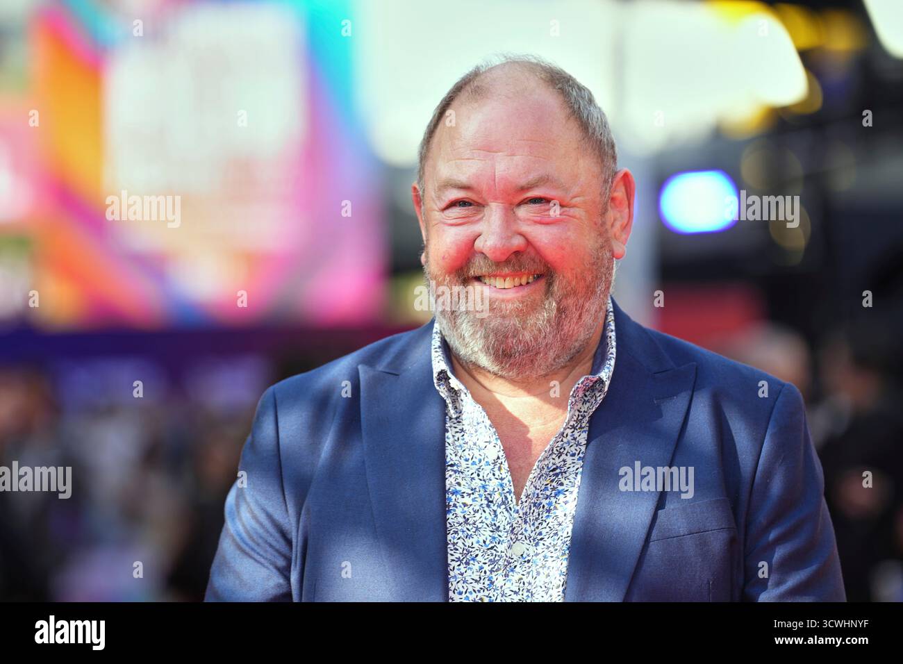 Mark Addy poses for photographers upon arrival at the premiere of the ...