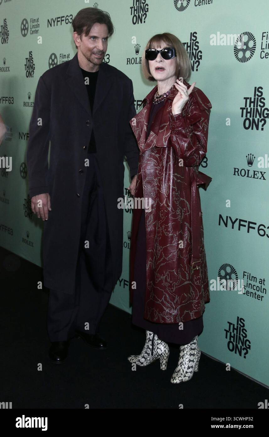 October 10, 2025 Bradley Cooper, Anna Wintour attend 63rd New York Film ...