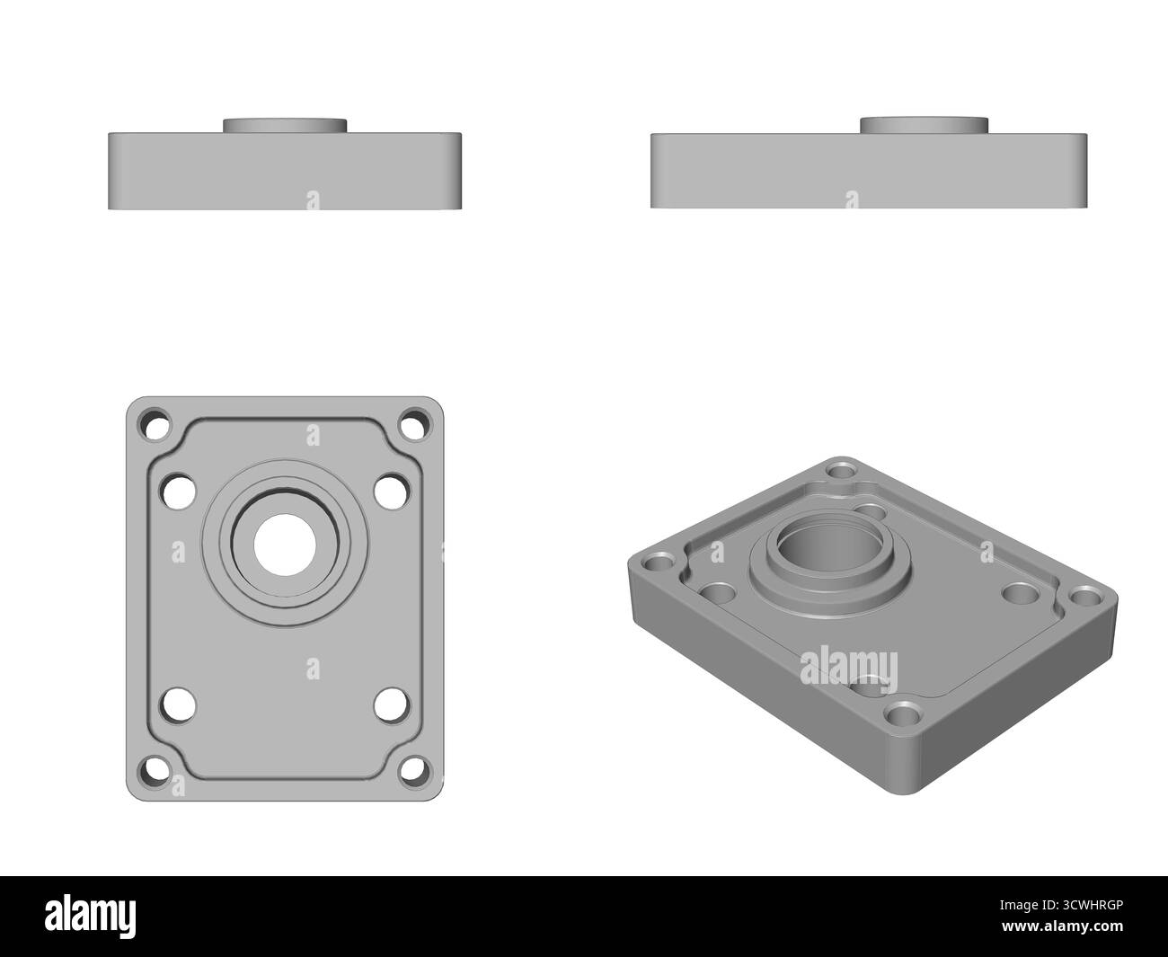 CAD 3D design computer modeling , mechanical part in 3D, prediction ...