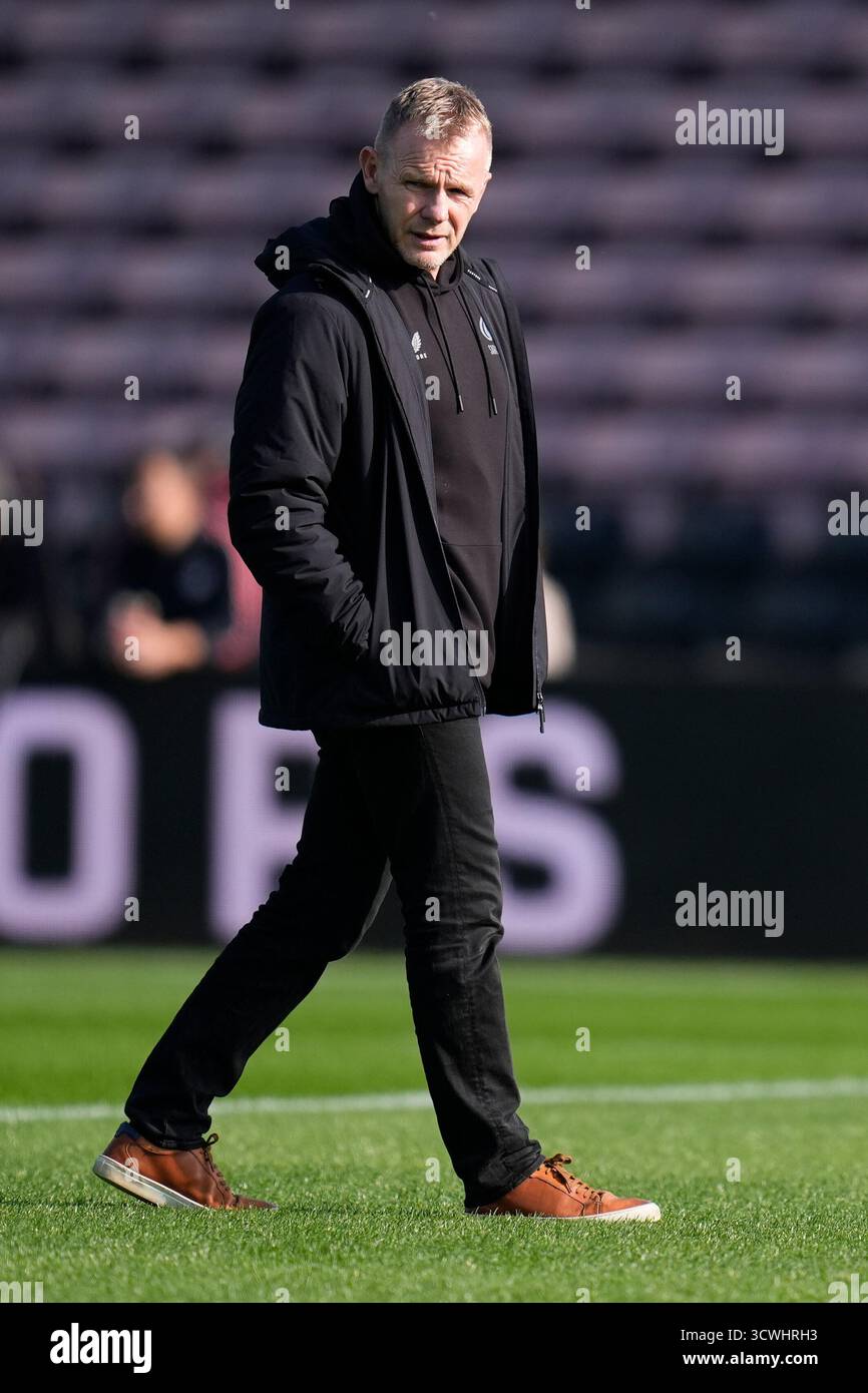 Saracens' director of rugby Mark McCall before the Gallagher PREM match ...