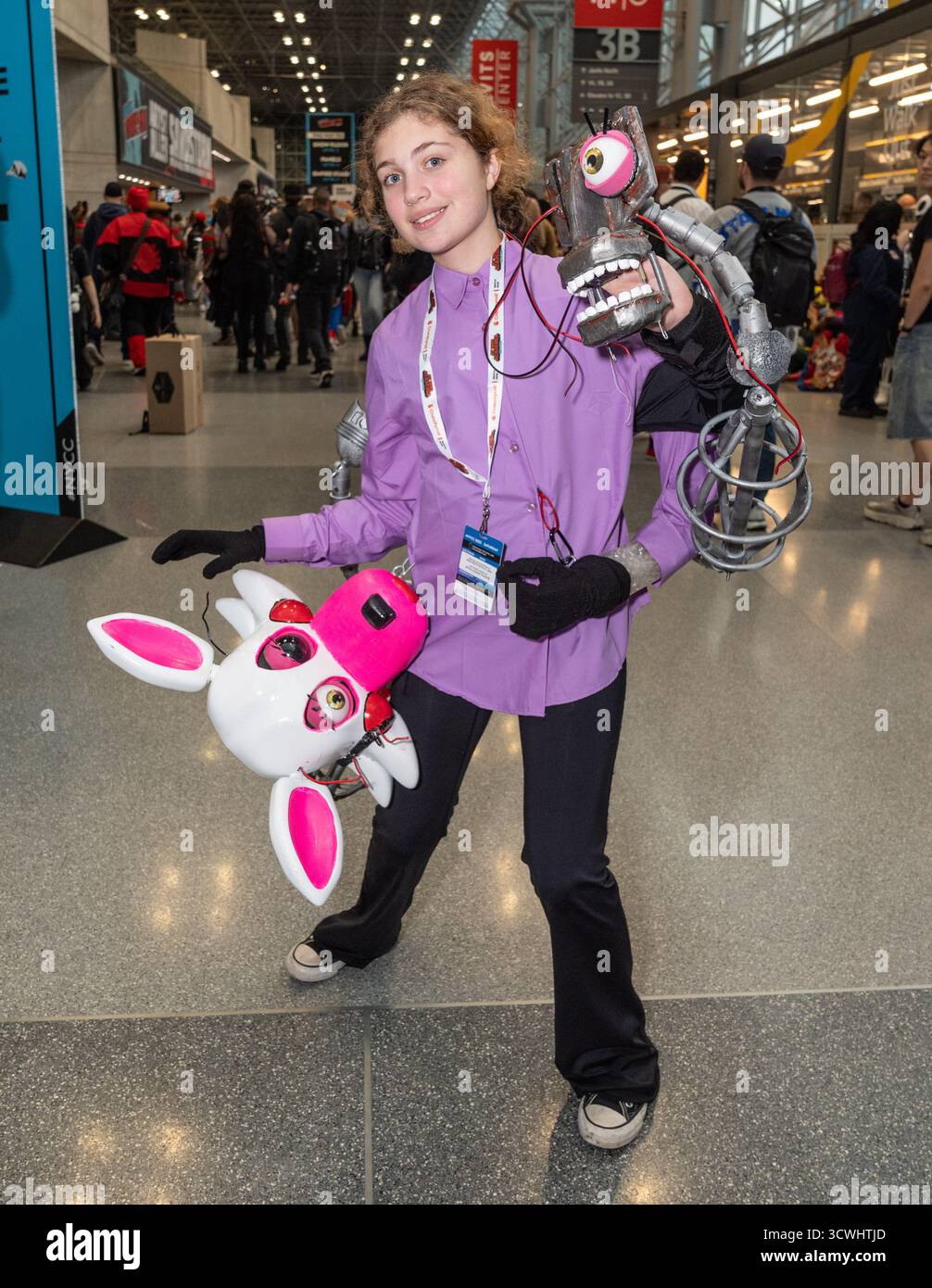 A cosplayer attends New York Comic Con 2025 at Jacob Javits Convention ...