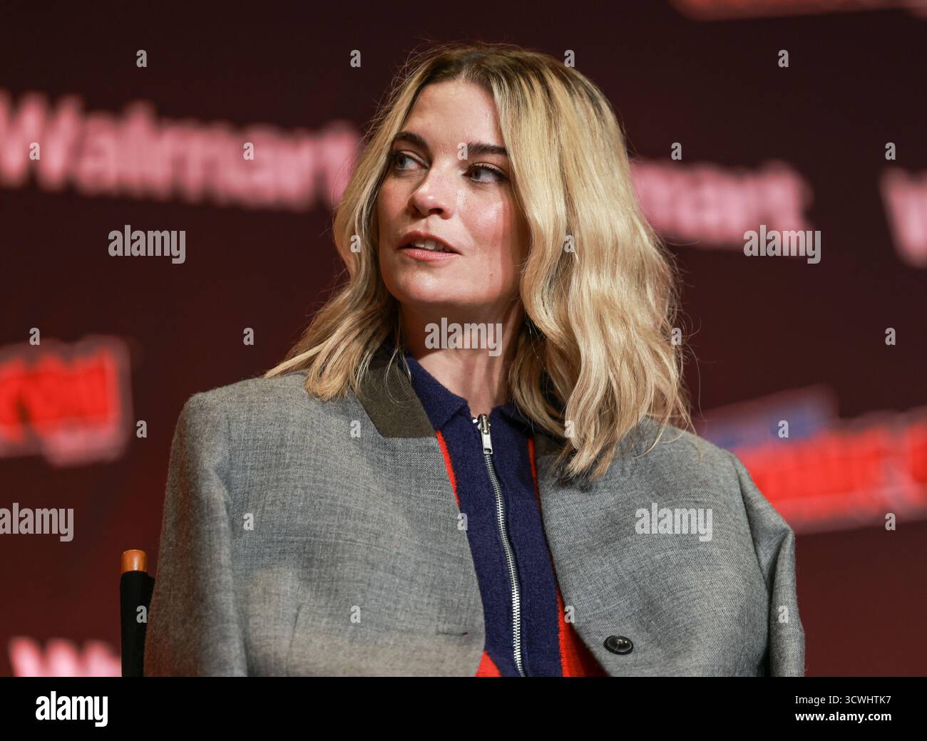 Annie Murphy attends panel for Tubi's 'Breaking Bear' during New York ...