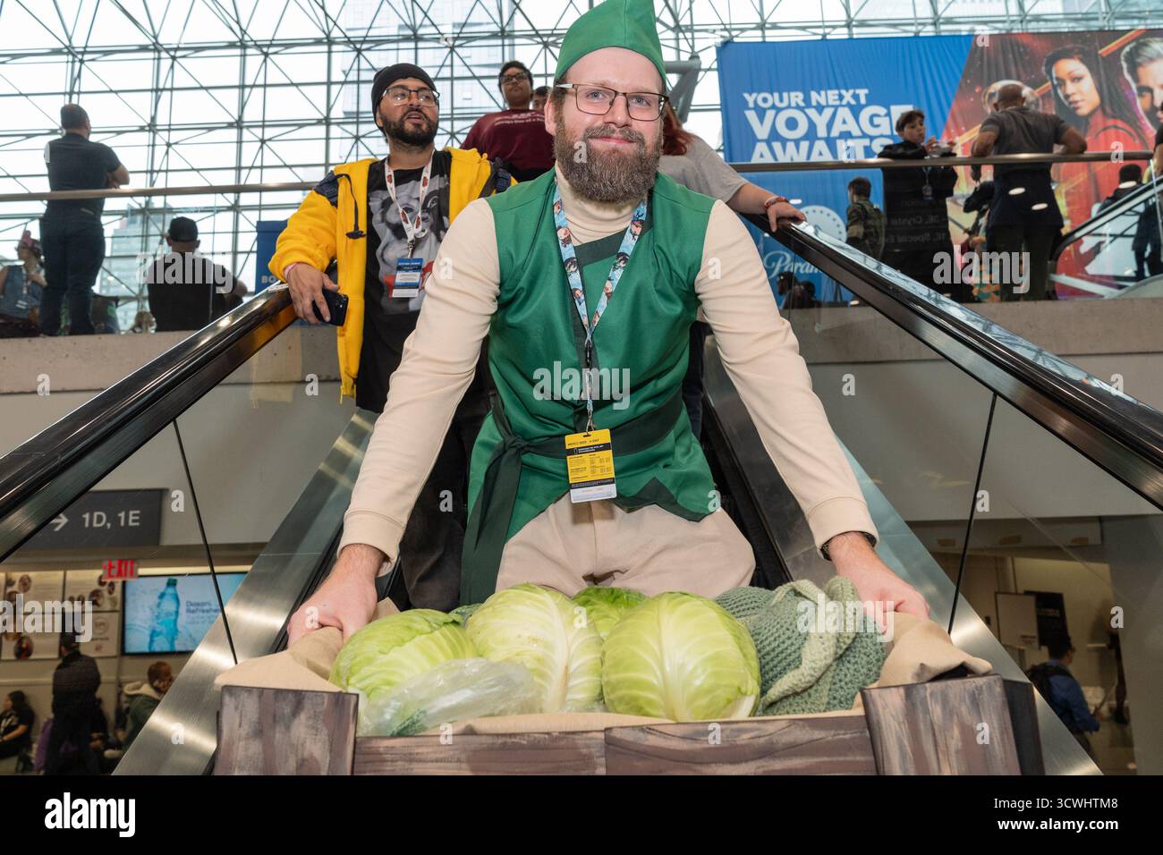 A cosplayer attends New York Comic Con 2025 at Jacob Javits Convention ...
