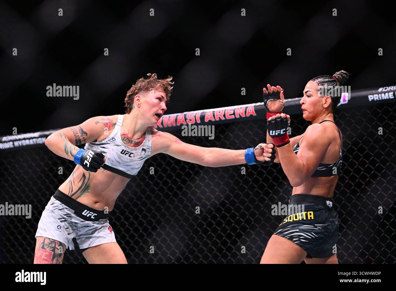 RIO DE JANEIRO, BRAZIL - OCTOBER 11: Bia Mesquita fights Irina ...