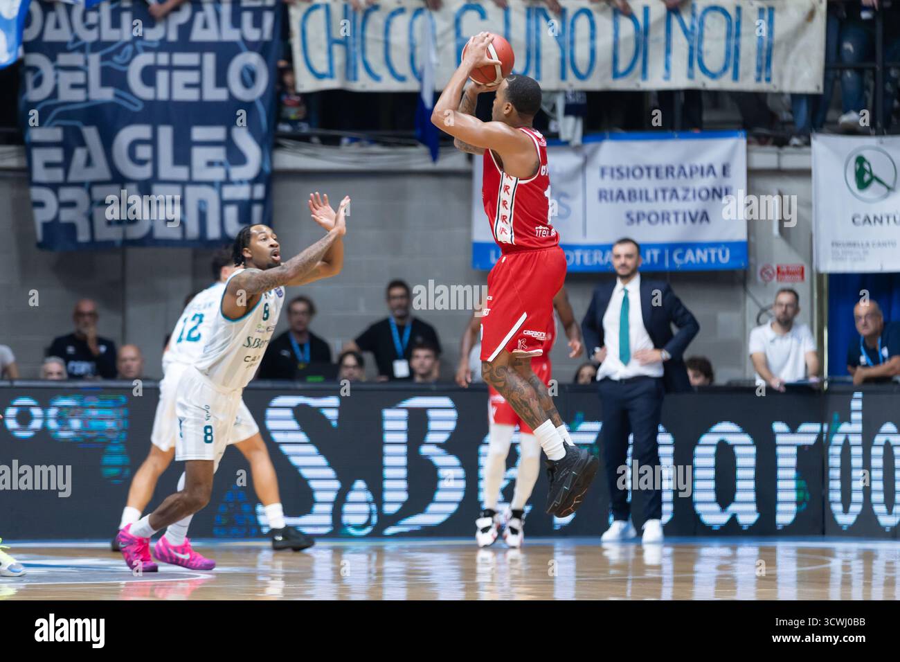 Troy Caupain (Reggio Emilia) during LBA Lega Basket A 2025/26 Regular ...