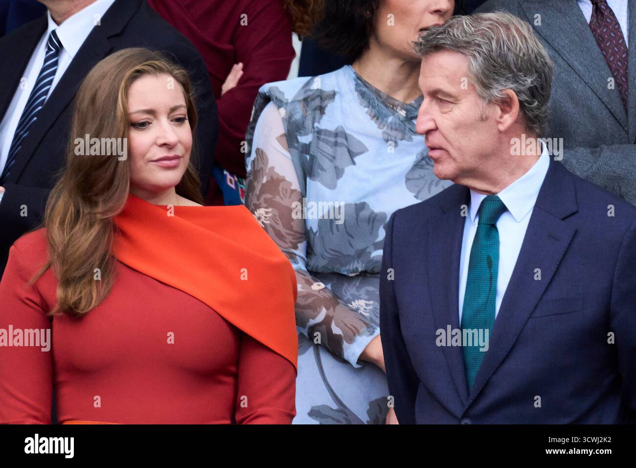 October 12, 2025, Madrid, Madrid, Spain: Esther Alonso, Alberto Nunez ...