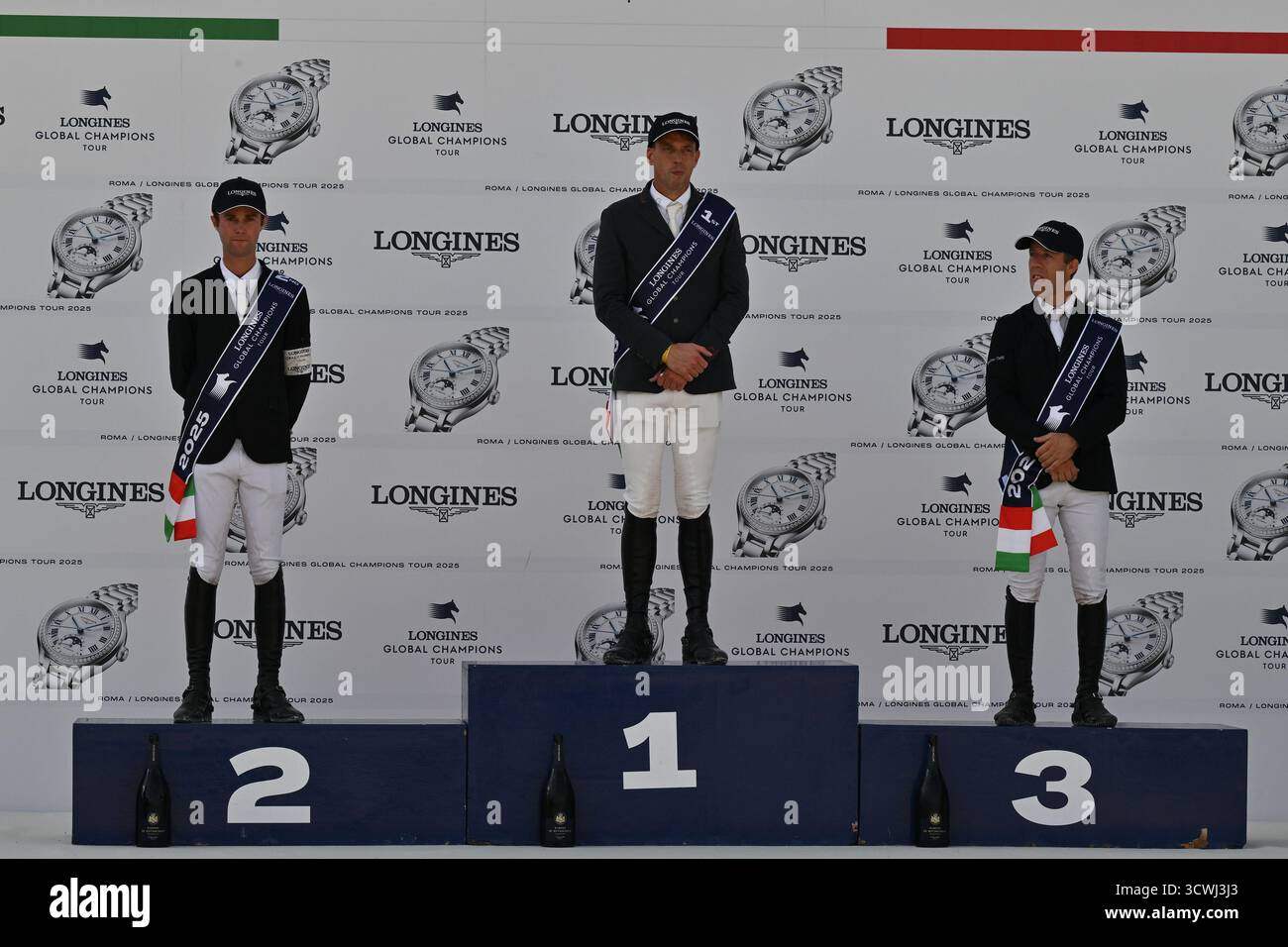 Gilles Thomas (BEL), Harrie Smolders (NED) and Maikel van der Vleuten ...